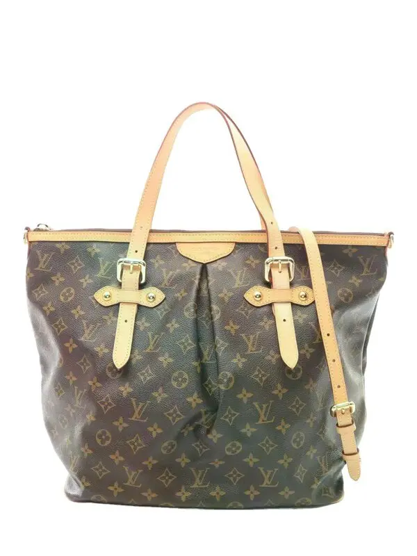 LOUIS VUITTON 2013 Monogram Palermo Gm Satchel - Brown