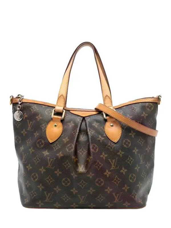 LOUIS VUITTON 2013 Monogram Palermo Pm Satchel - Brown