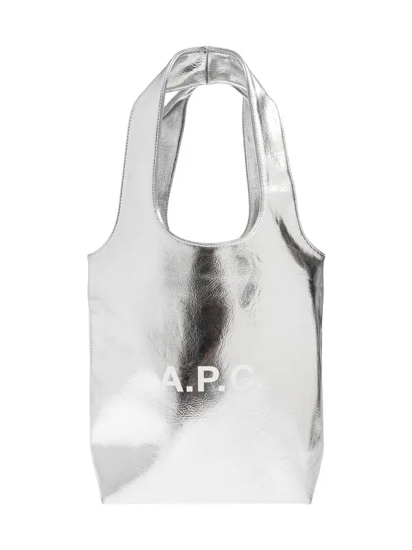 A.p.c. Ninon Small Tote Bag - Silver