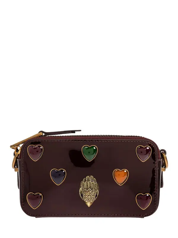 Kurt Geiger Small Shoreditch Shoulder Bag - Burgundy