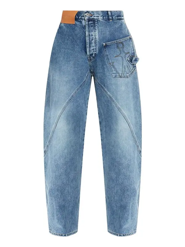 JW Anderson Jeans With Logo - Blue