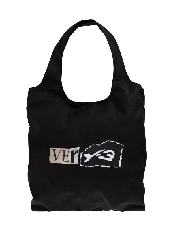 Y3 Merch Tote Shoulder Bag - Black