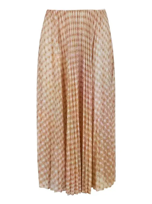 FORTE_FORTE Pleated Midi Skirt - Neutrals