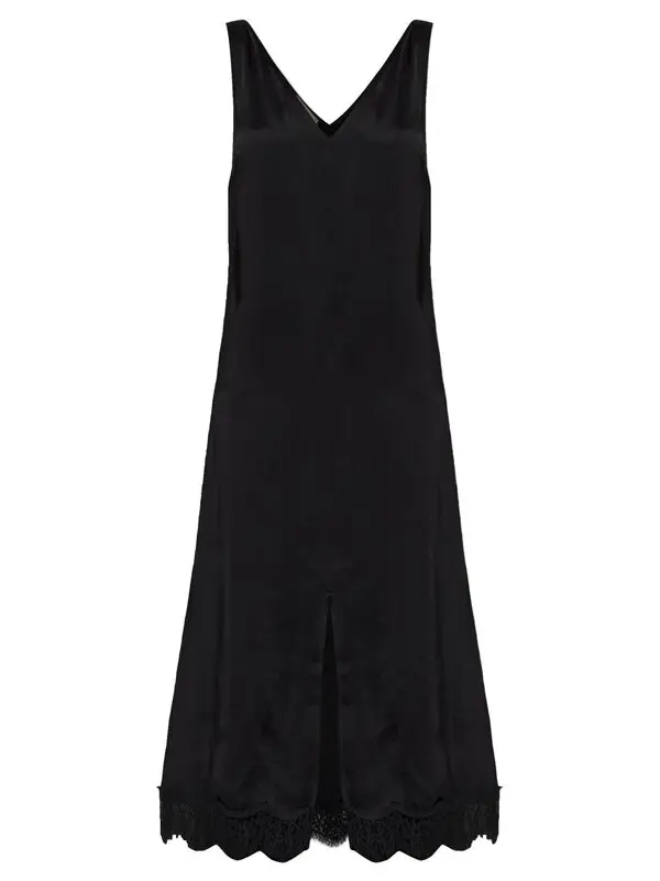 Officine Générale Liara' Midi Dress - Black