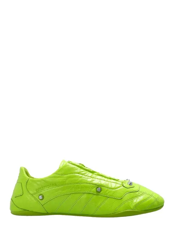 Balenciaga City Leather Sneakers - Green