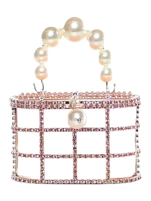 Rosantica Holli Pearl-handle Tote Bag - Pink