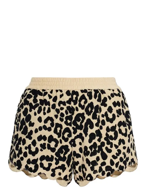 Marysia Bellini Animal Print Shorts - Black