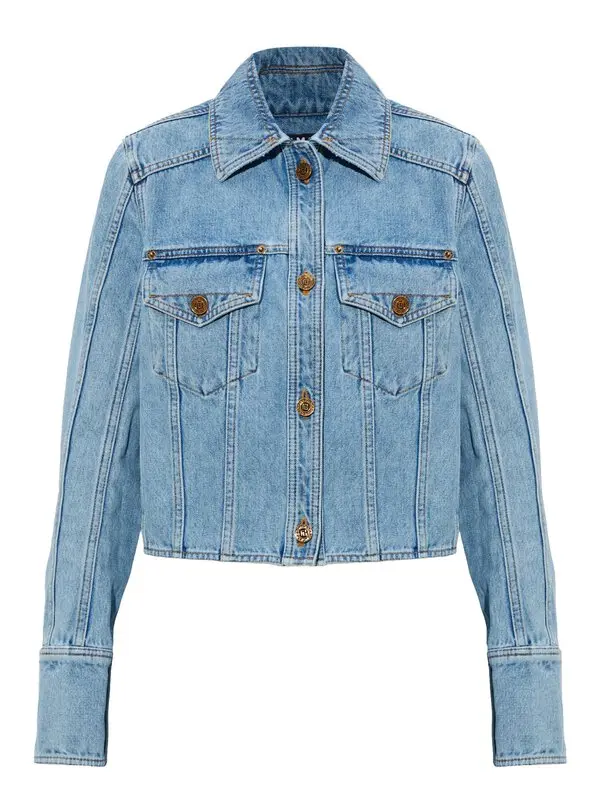 Balmain Denim Jacket - Light Blue
