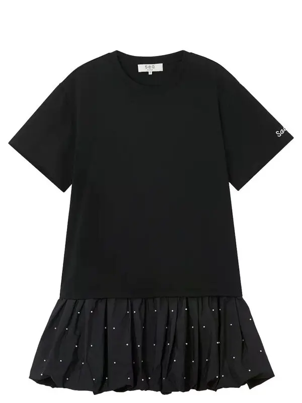Sea Alberta Embellished Mini Dress - Black