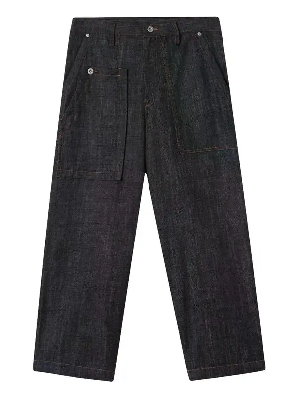 Y’s Pocket Denim Trousers - Black