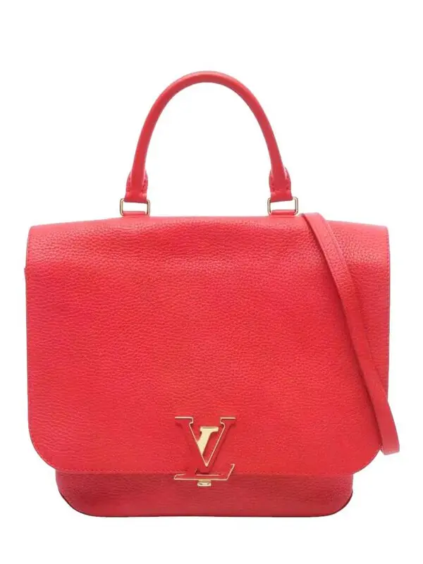 LOUIS VUITTON 2015 Taurillon Volta Satchel - Red