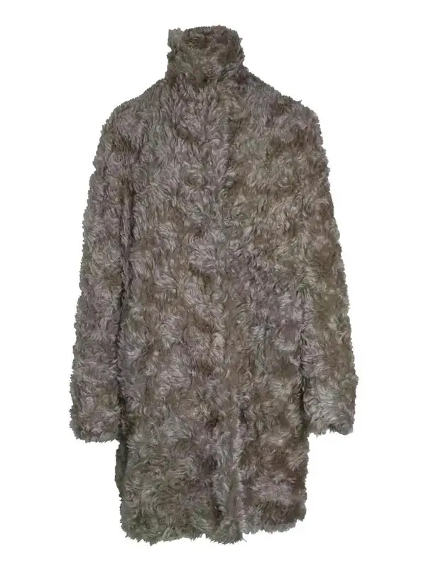 Stella McCartney Faux Fur Coat - Neutrals
