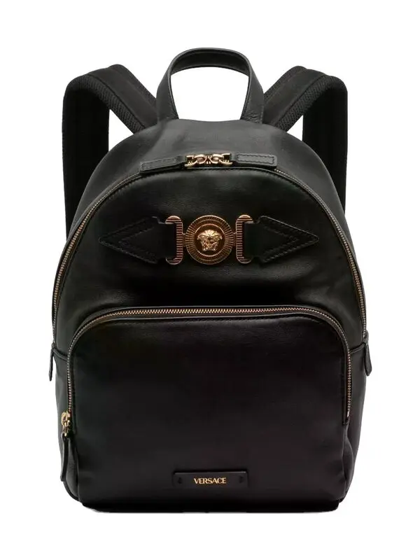 Versace Leather Medusa Biggie Backpack 2010-2025 - Black