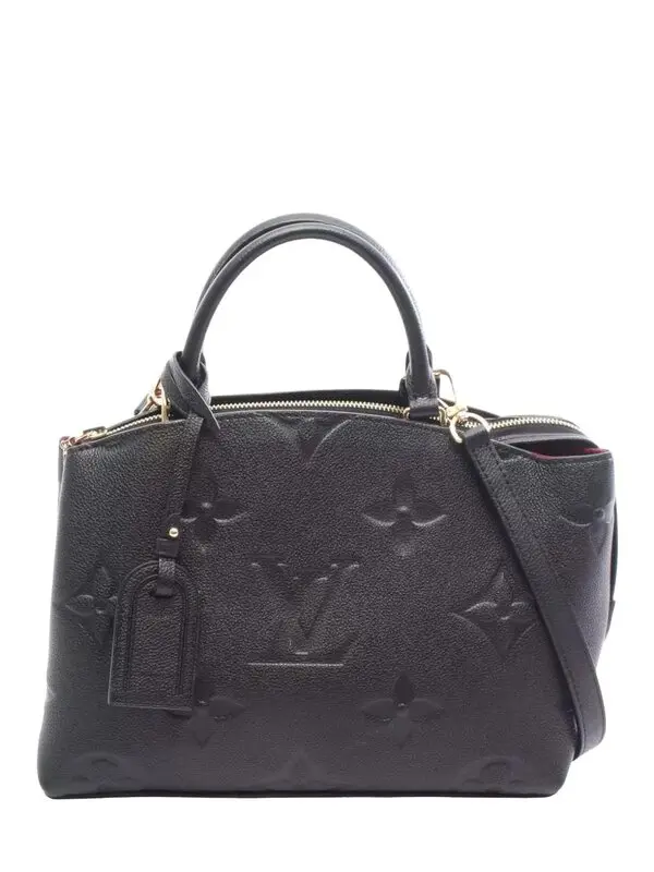 LOUIS VUITTON Monogram Empreinte Giant Palais Satchel 2021-2026 - Black