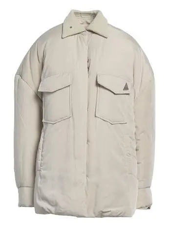 Attico Jacket In Polyester And Cotton - Beige