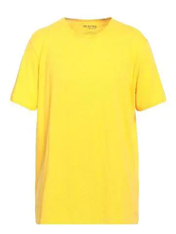 SELECTED T-shirt Size Organic Cotton, Recycled Cotton - Yellow
