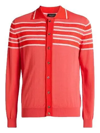 ROBERTO COLLINA Cardigan Coral Size Cotton, Viscose - Red