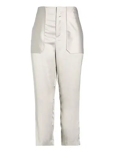 ROBERTO COLLINA Satin Straight-leg Pants - Grey