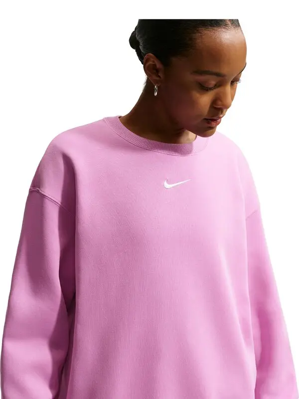 Nike Sportswear Phoenix Fleece Oversized Crew-neck Sweatshirt - Purple