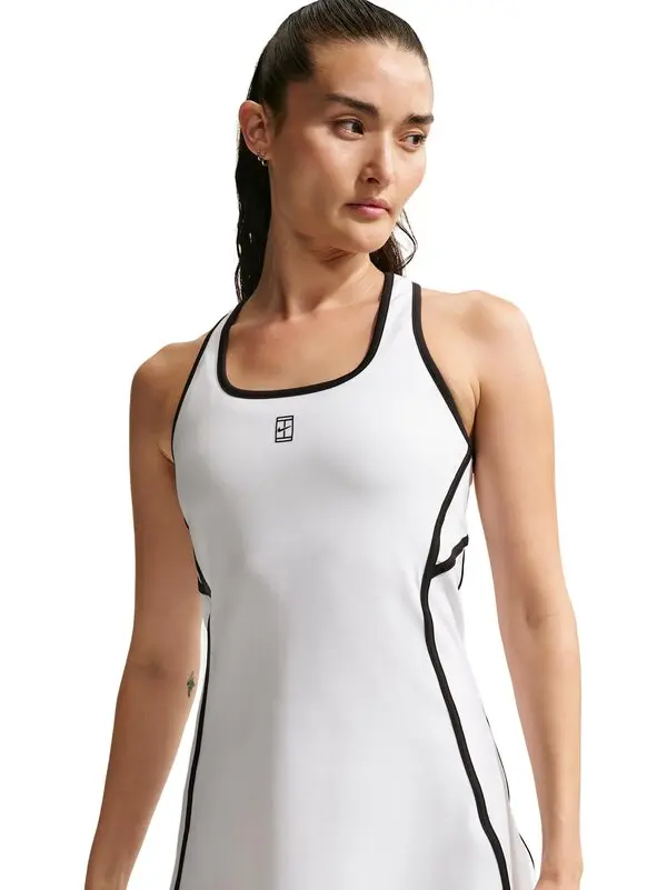 Nike Court Advantage Dri-fit Tennis Dress - White