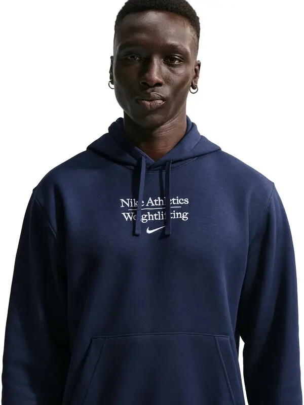 Nike Weightlifting Pullover Hoodie - Blue
