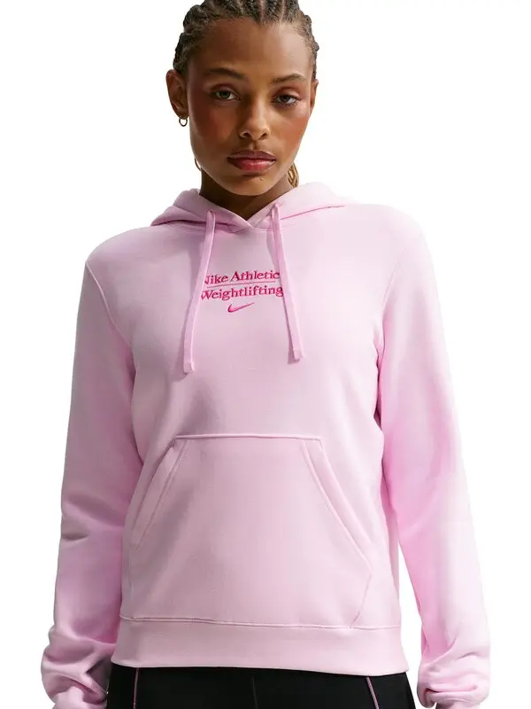 Nike Weightlifting Pullover Hoodie - Pink