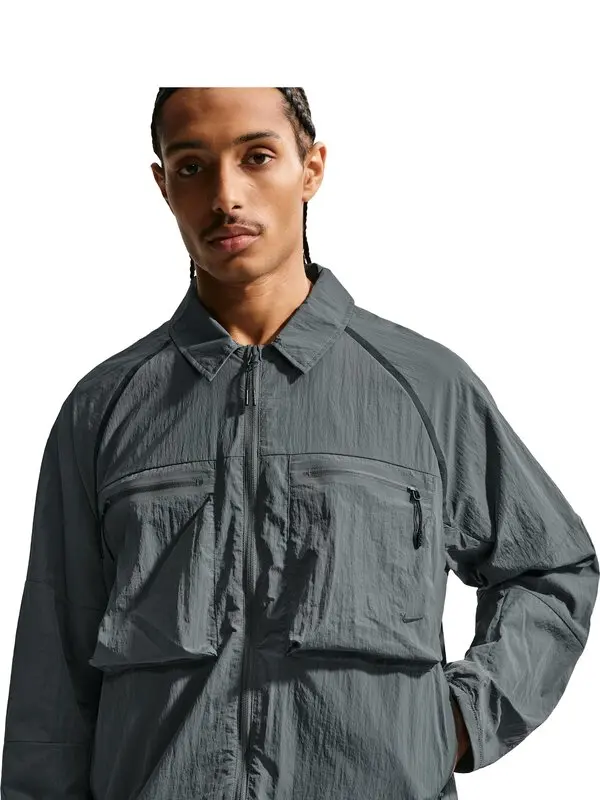 Nike Tech Long-sleeve Utility Shirt - Grey