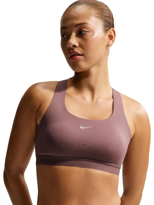 Nike Swift High-support Lightly Lined Sports Bra - Purple