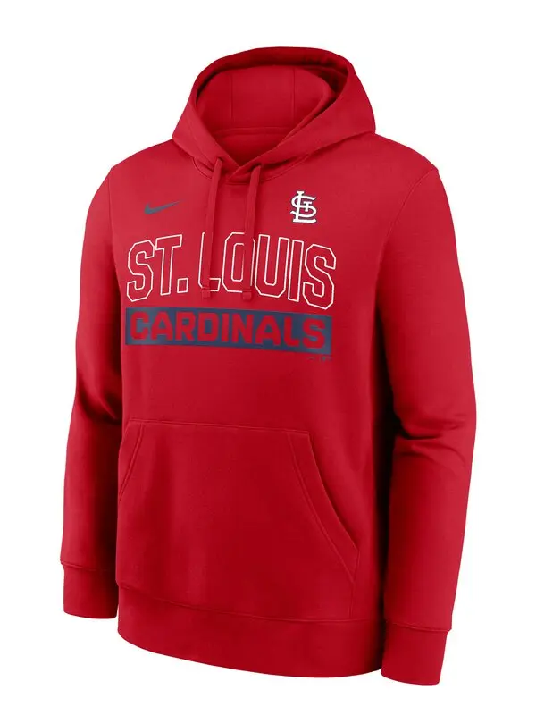 Nike St. Louis Cardinals Club Mlb Pullover Hoodie - Red