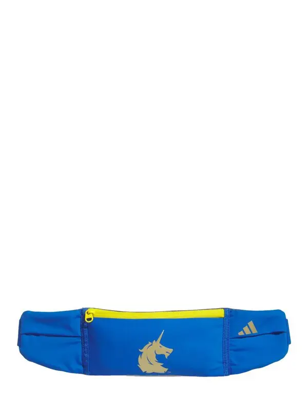 Adidas Running Waist Pack - Blue / Metallic Gold / Yellow