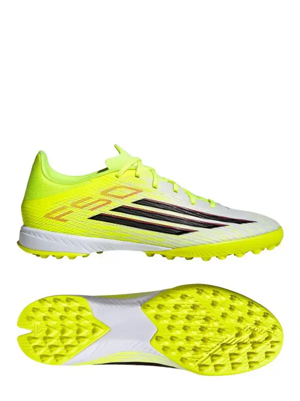 Adidas F50 League Turf Soccer Shoes - Team Solar Yellow 2 / Core Black / Lucid Red