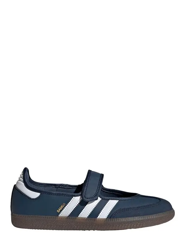 Adidas Samba Jane Athletic Shoe - Crew Navy/cloud White/gold Metallic