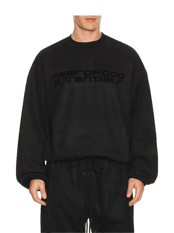Fear Of God Modern Crewneck Sweatshirt - Black