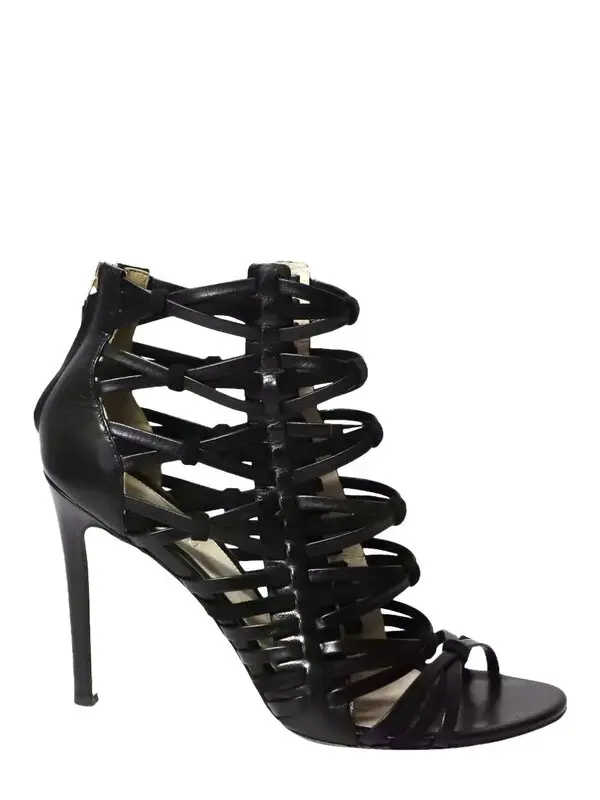 JASON WU Leather Stiletto Sandals - Black