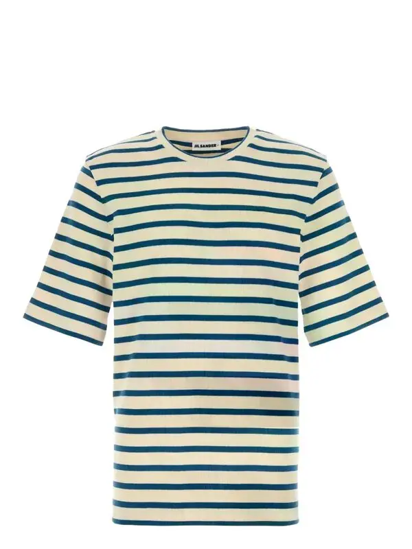 JIL SANDER Striped T-shirt - Neutrals