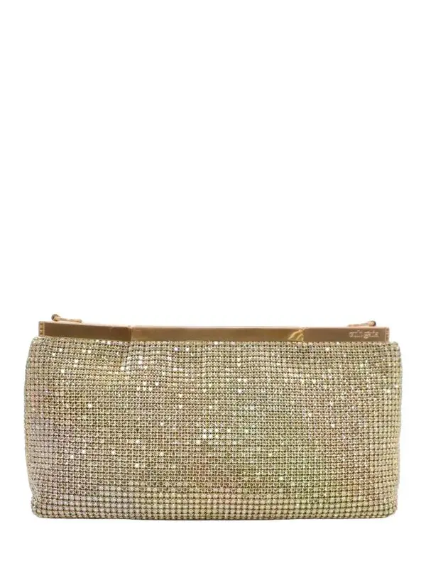 Cult Gaia Felice Metallic Clutch - Gold