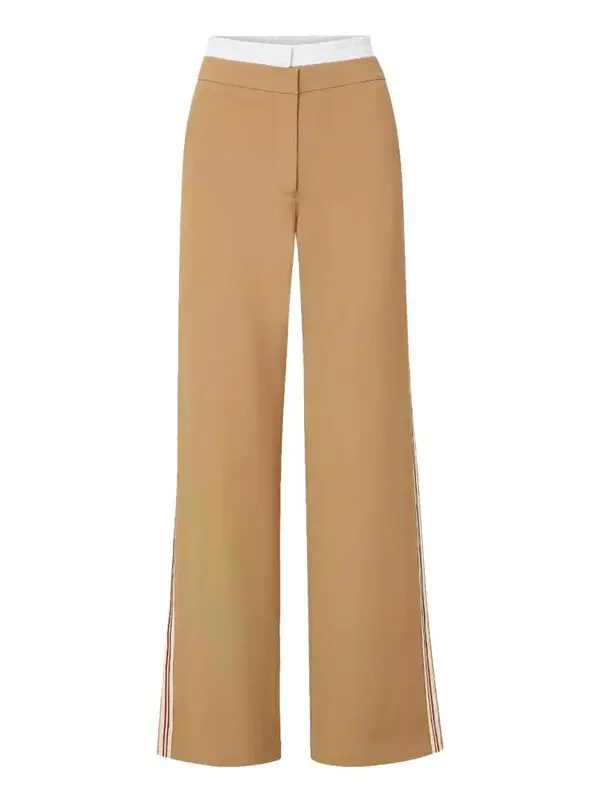 Veronica Beard Eugene Panelled Palazzo Pants - Neutrals