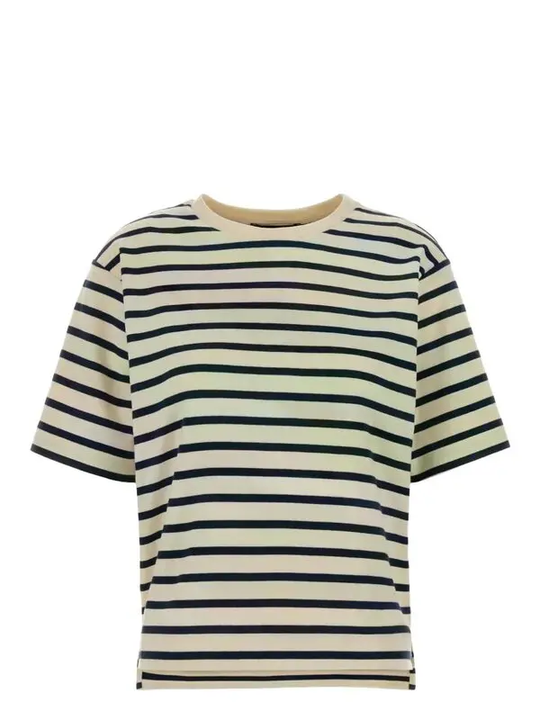 Max Mara Striped T-shirt - Neutrals
