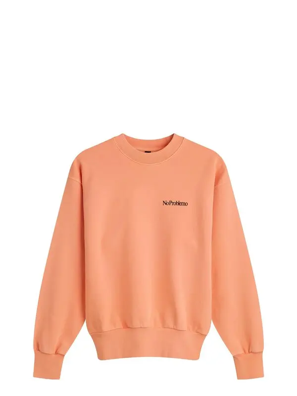 NO PROBLEMO Mini Problemo Sweatshirt - Coral