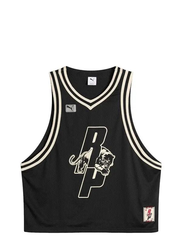 PUMA X Represent Graphic Jersey Top - Puma Black