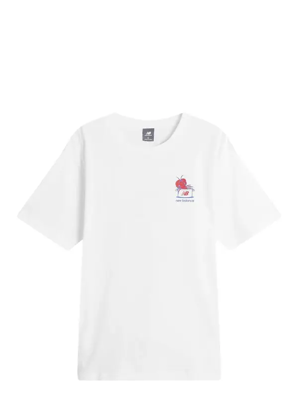 NEW BALANCE Lobster Roll T-shirt - White