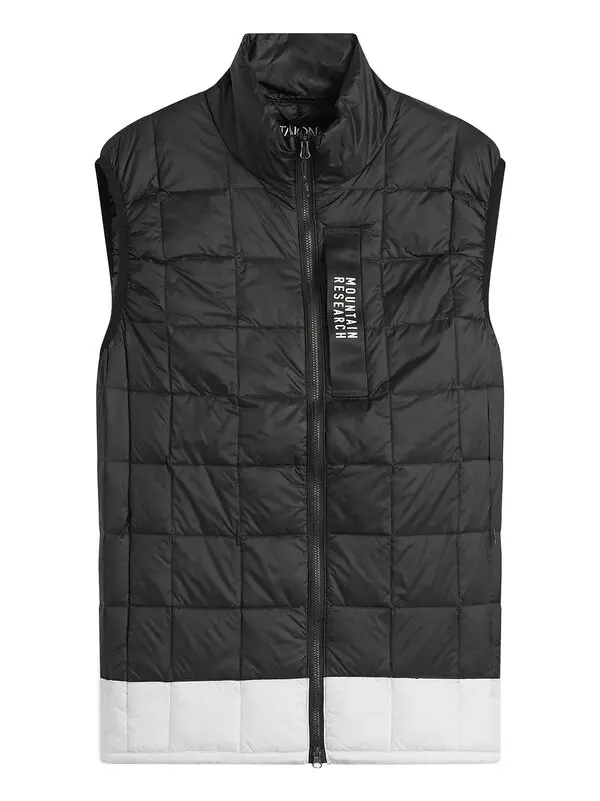 Taion Mountain Research X Basic W-zip Down Vest - Black