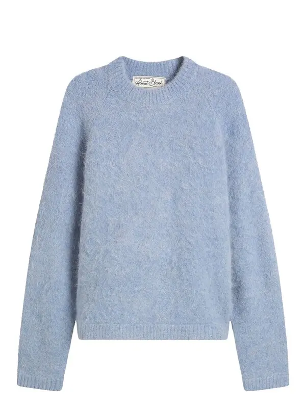 ABOUT:BLANK Alpaca-blend Knit Jumper - Ice Blue