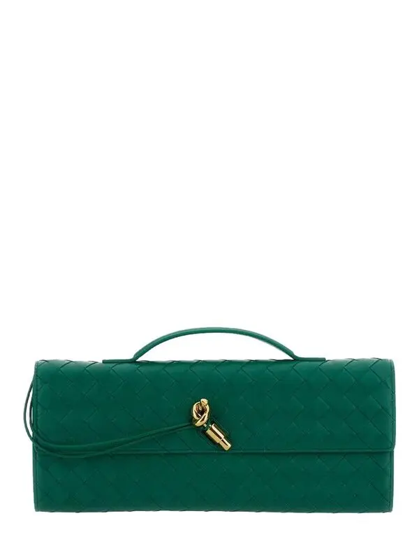 Bottega Veneta Andiamo Clutch - Green