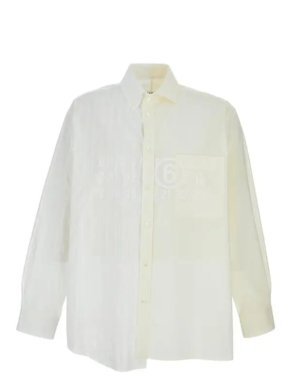 MAISON MARGIELA Numeric Signature Shirt - White