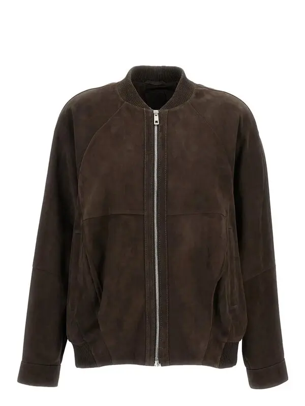DESA 1972 Oversized Bomber Jacket - Brown