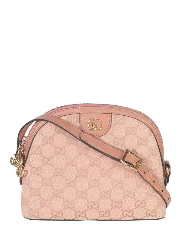 Gucci Gg Canvas Ophidia Crossbody Bag - Pink
