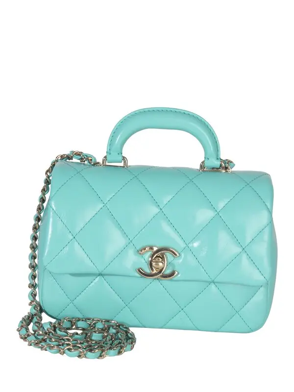 Chanel Quilted Flap Bag - Blue