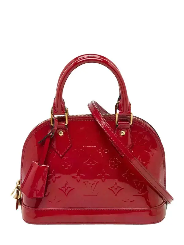 LOUIS VUITTON 2014 Alma Bb Monogram Tote Bag - Red