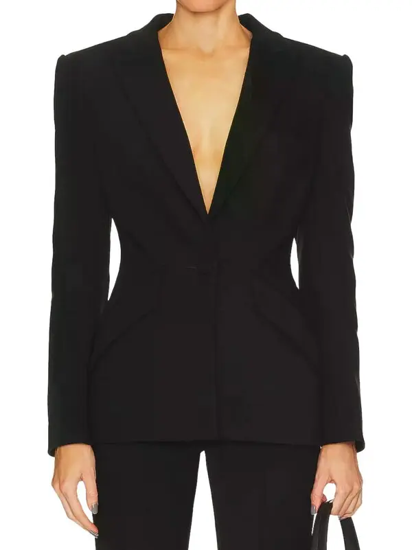 SANS FAFF Sloan Structured Blazer - Black